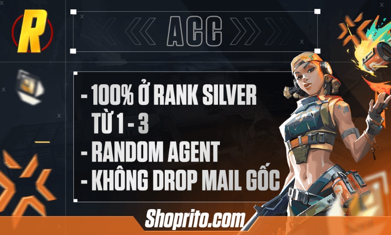 Acc Valorant Rank Silver (Bạc)